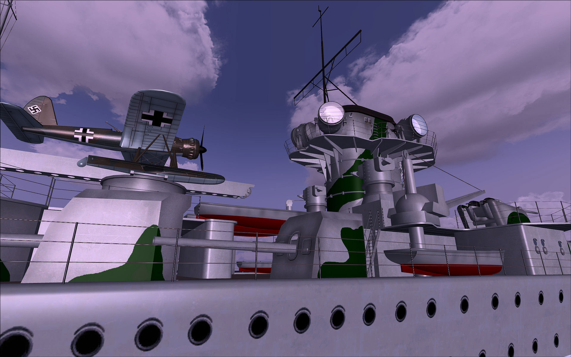 Admiral Graf Spee Battleship for FSX by Deltasim Studio